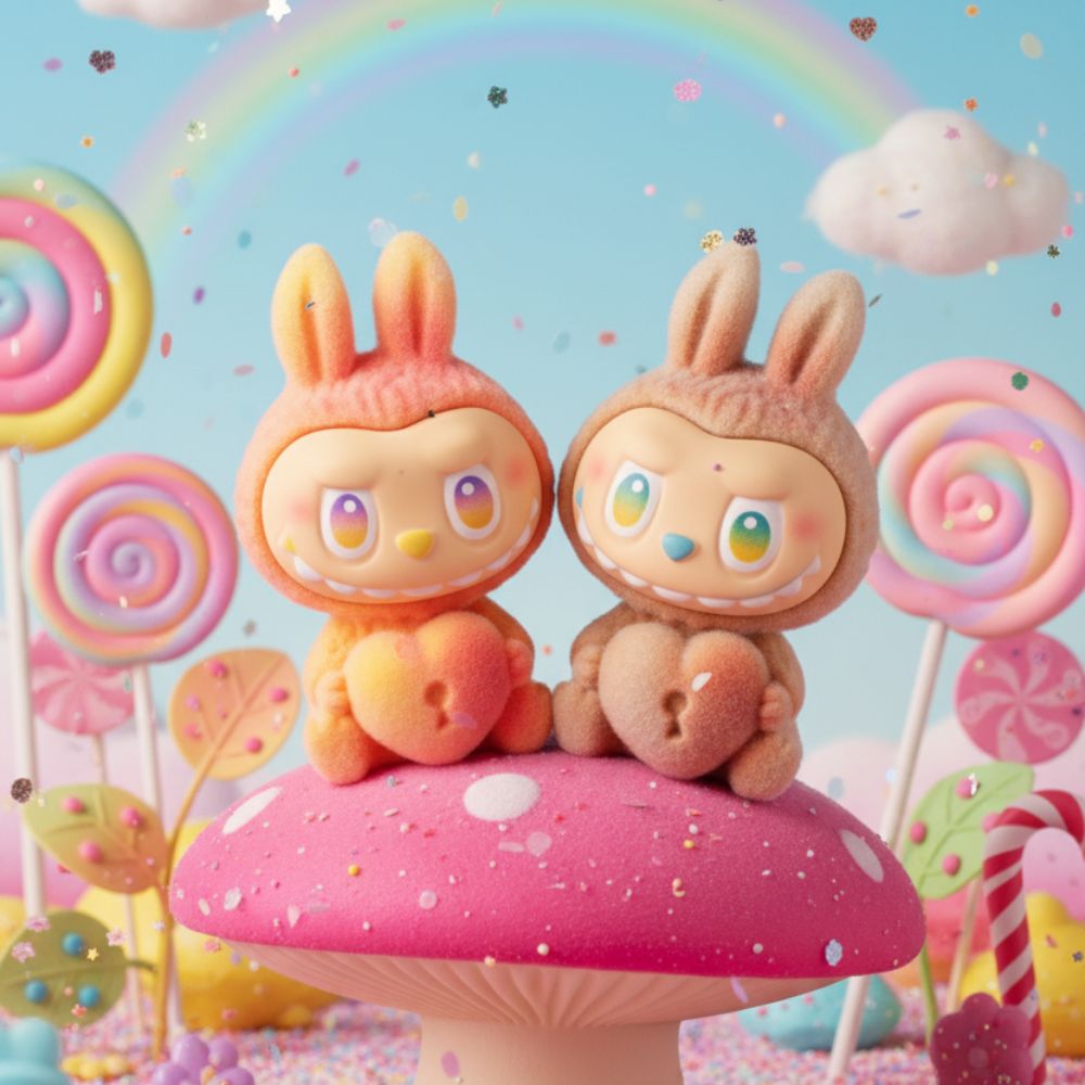 Figurines style Labubu collection Energie • Petites Pirates