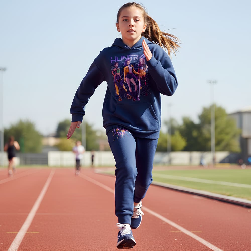 Jogging fille K-pop Demon Hunters avec sweat à capuche • Petites Pirates