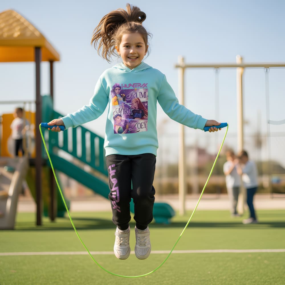 Jogging fille K-pop Demon Hunters bicolore • Petites Pirates