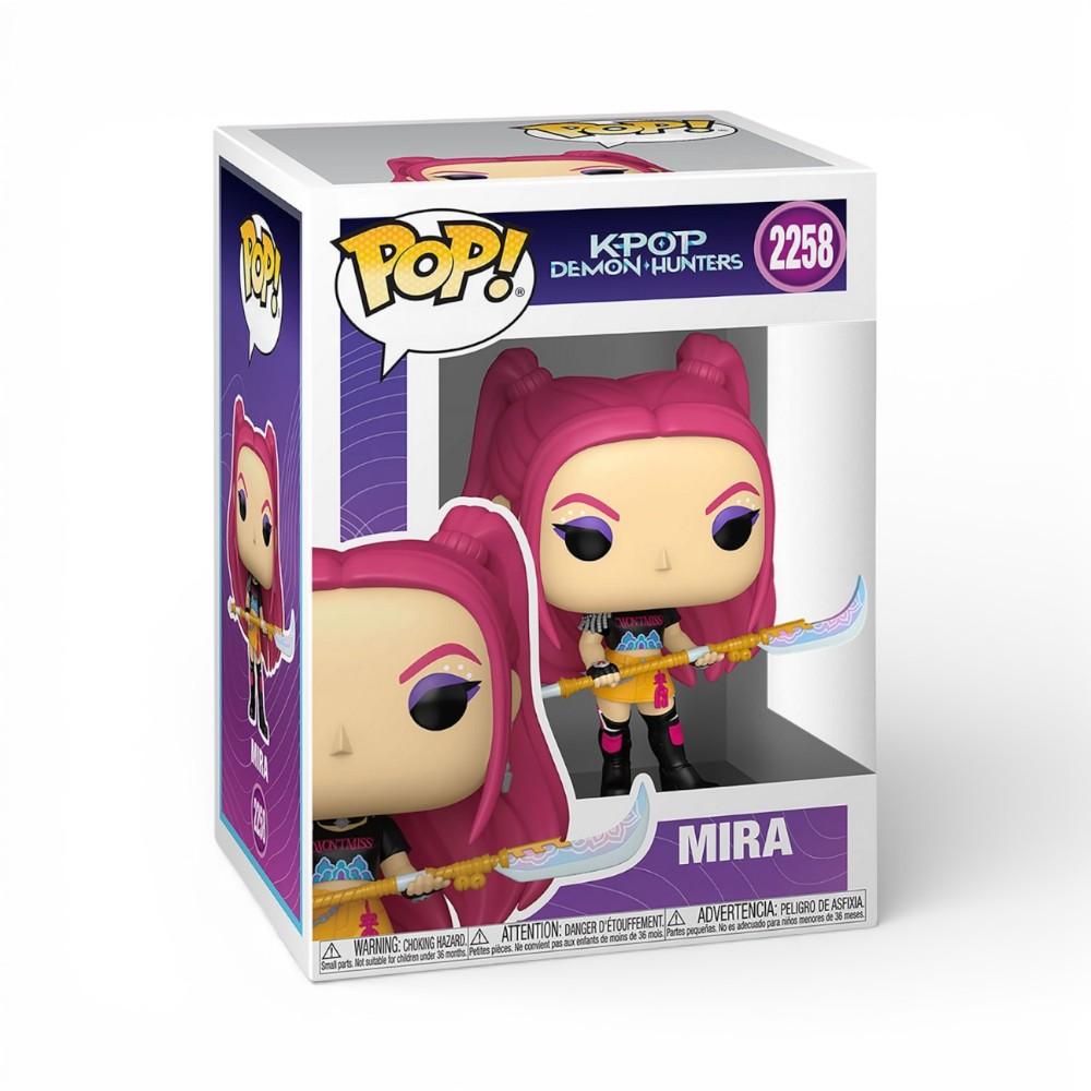Jouet K-pop Demon Hunters Mira collection vinyle • Petites Pirates
